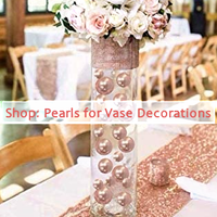 Floating Pearls for Vase Decorations with Transparent Water Gels Kits
