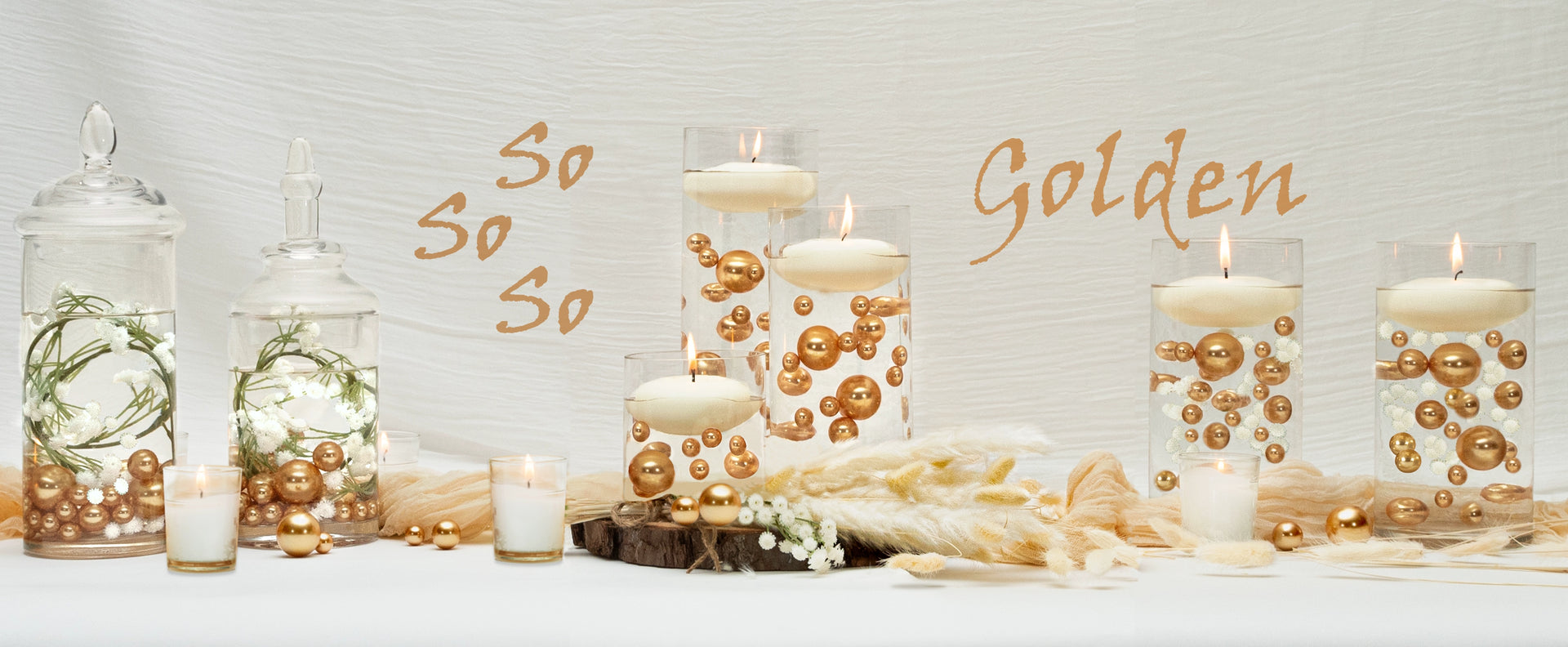 Floating Pearls for Vase Decorations with Transparent Water Gels Kits