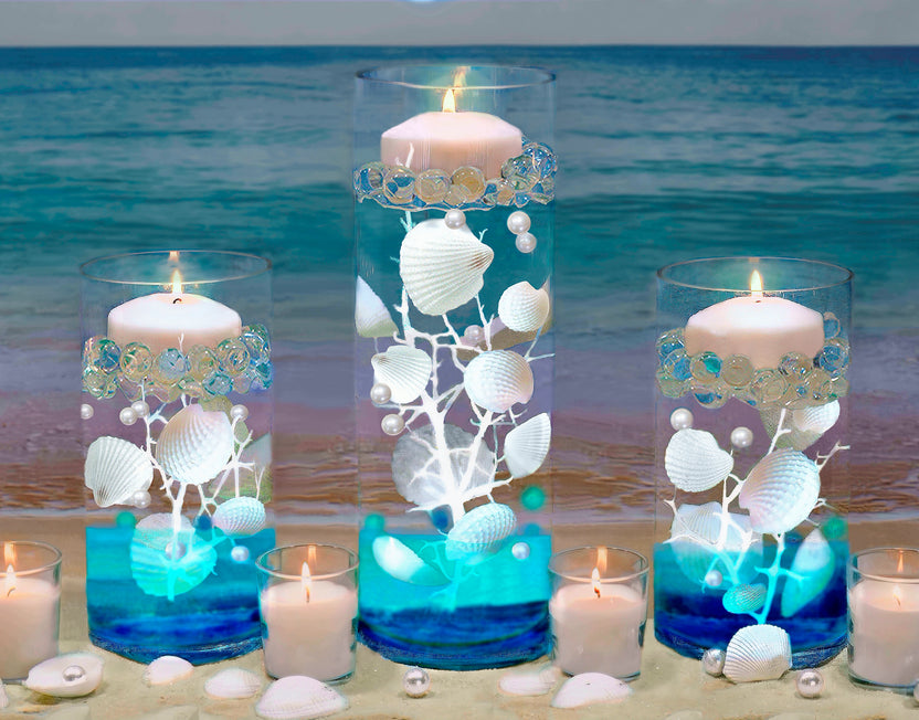 Floating Pearls for Vase Decorations with Transparent Water Gels Kits