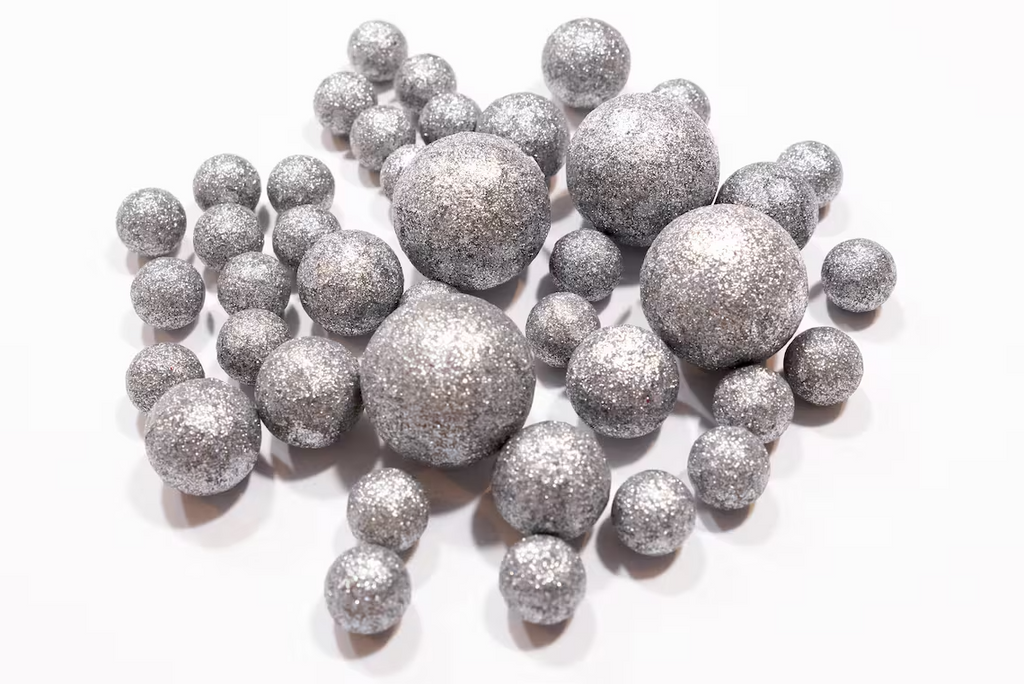 Floating Glitter Silver Pearls- Jumbo Sizes- Fills 1 Gallon for Your V ...